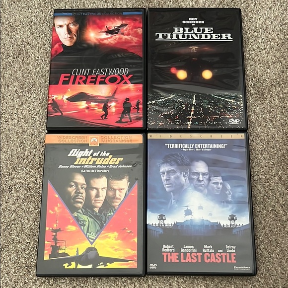Various | Media | Set Of 4 Action Thriller Movies On Dvd | Poshmark